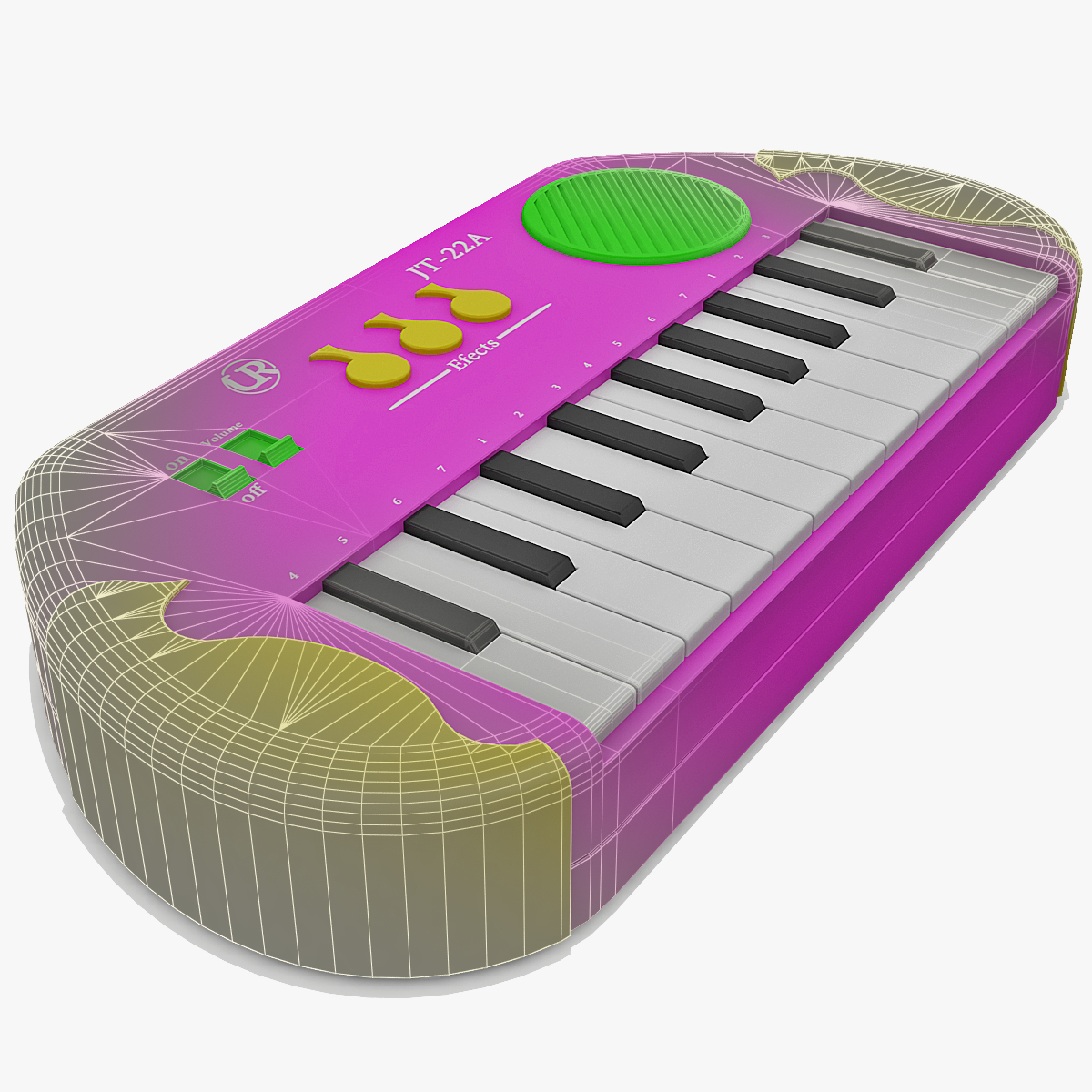 3ds max electronic toy keyboard