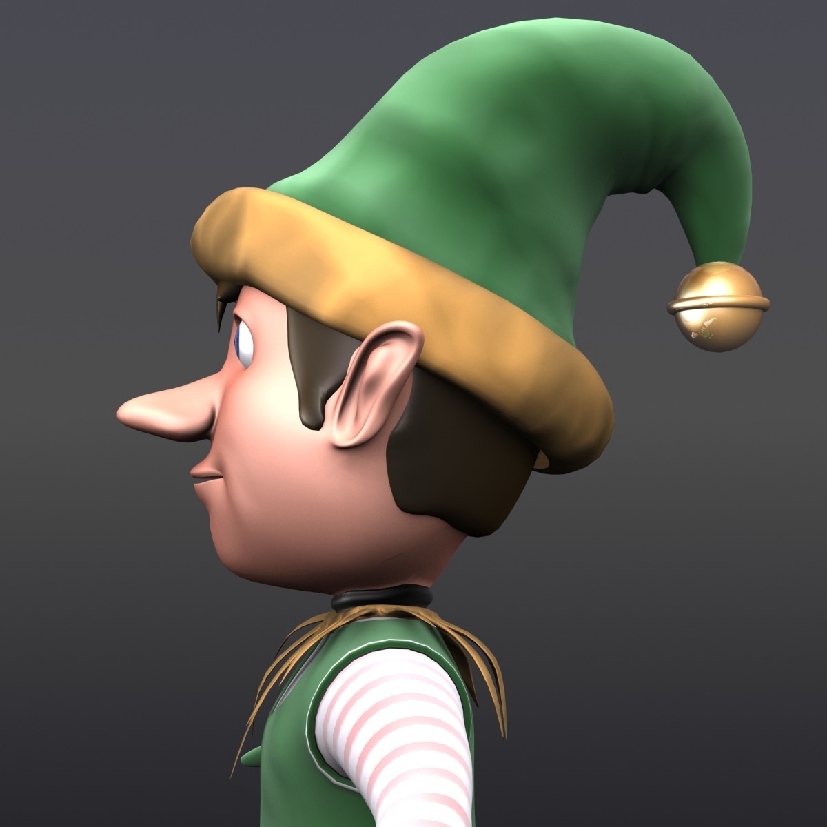 christmas elf 3d max