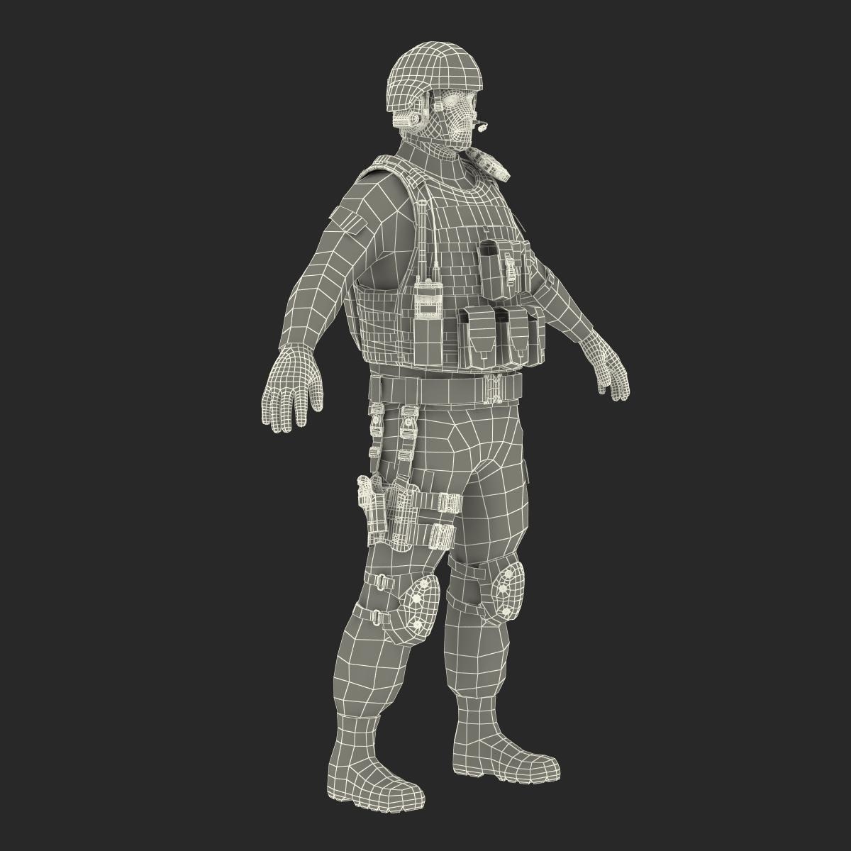 sas soldier 2 static 3d obj