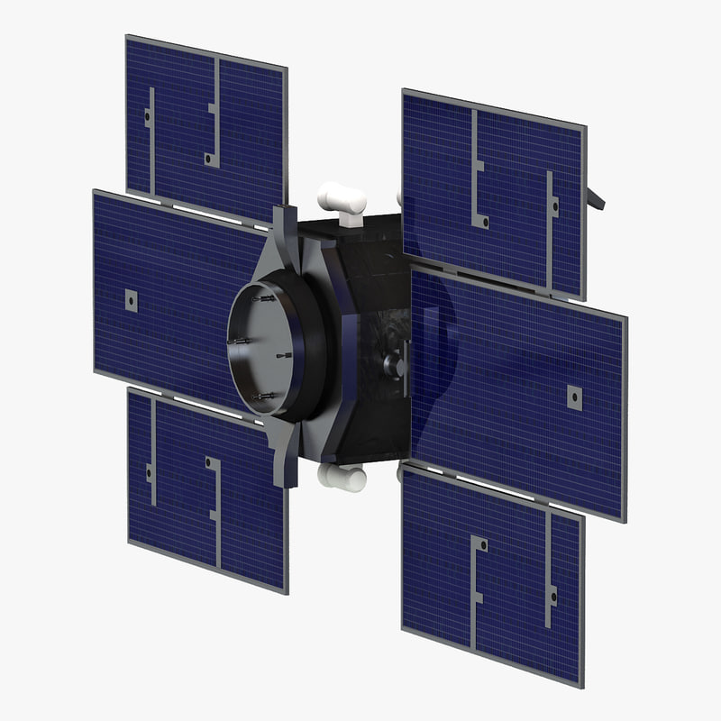 3d model of satellite cloudsat
