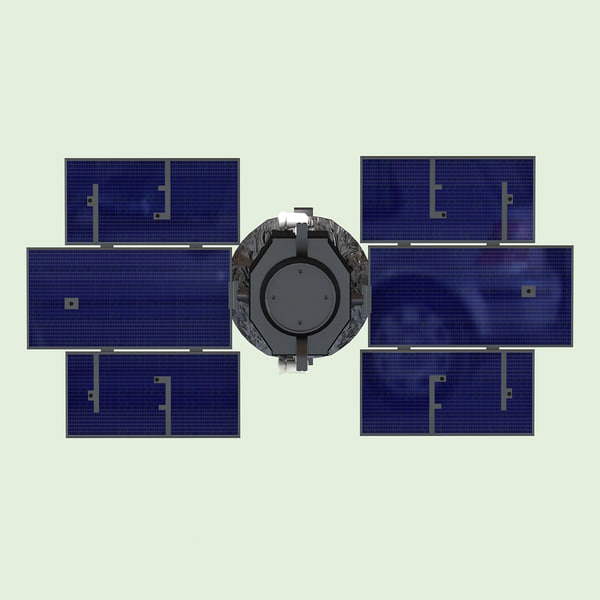 3d model of satellite cloudsat