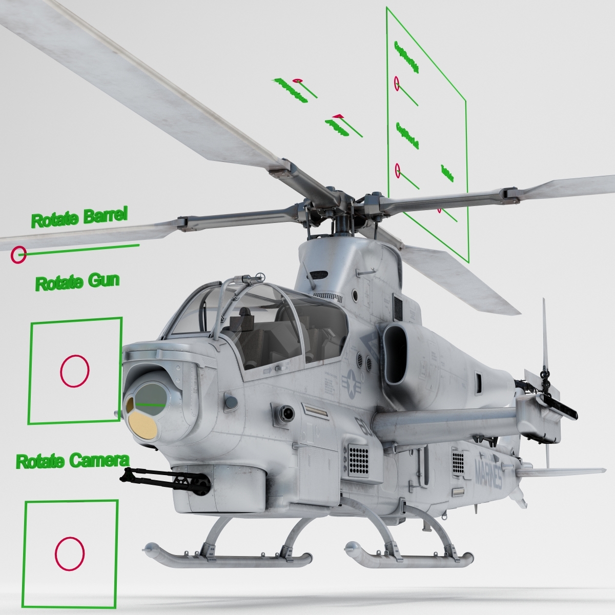 bell ah-1z viper 4 3d