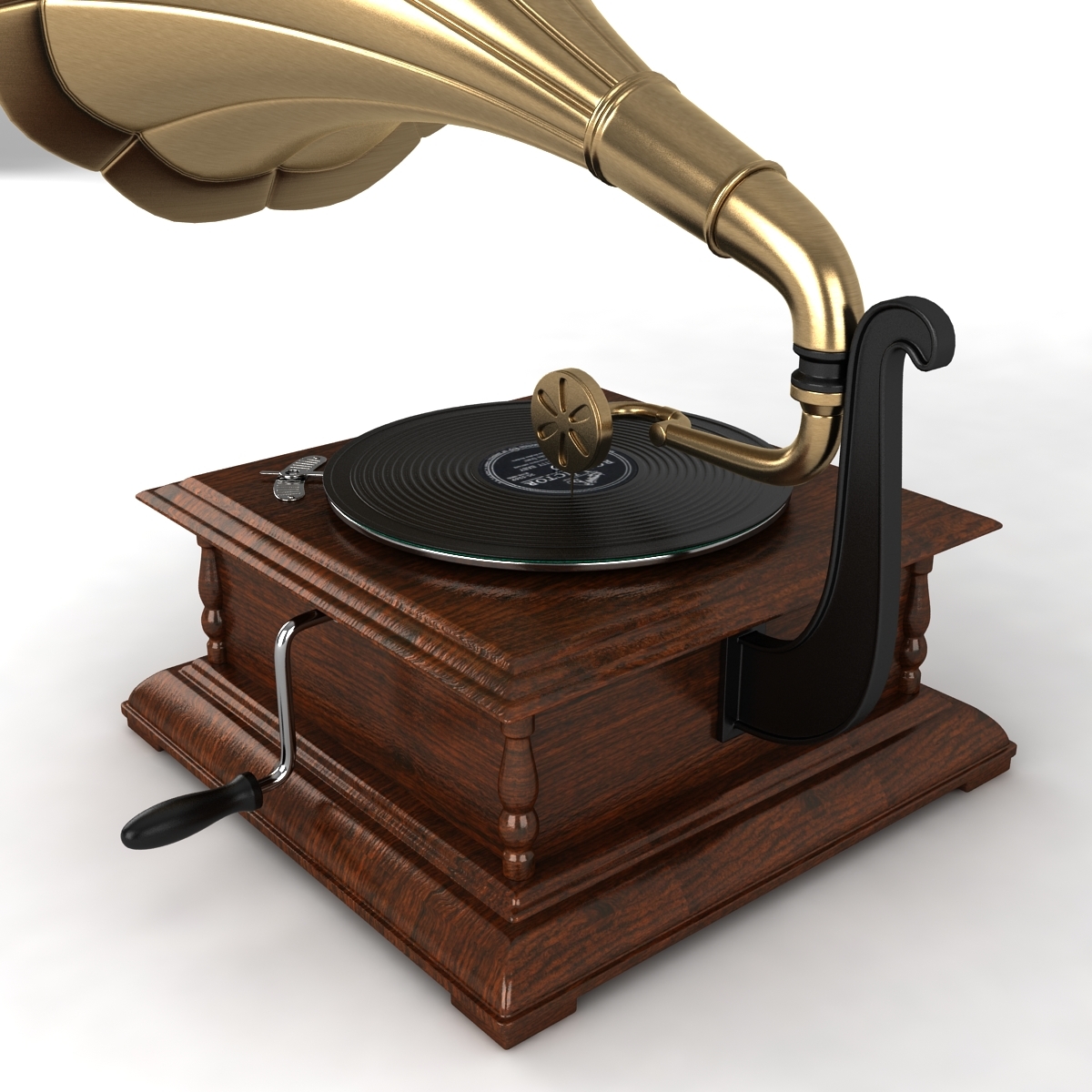 gramophone 3d model