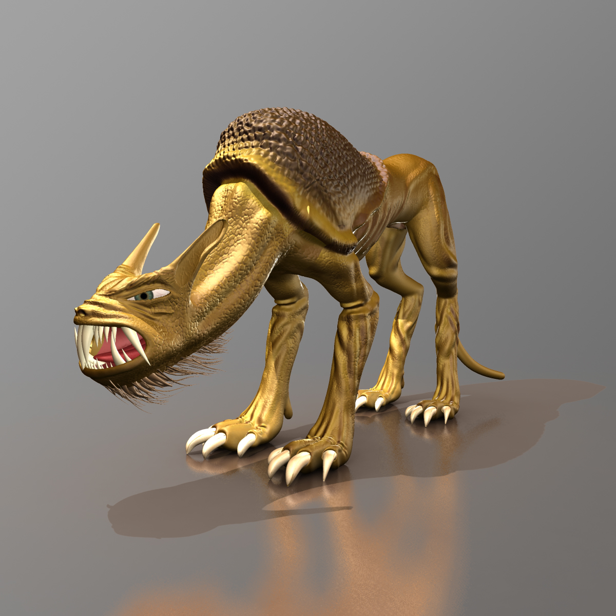 maya monster displacement