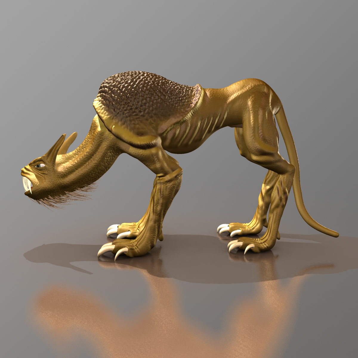 maya monster displacement