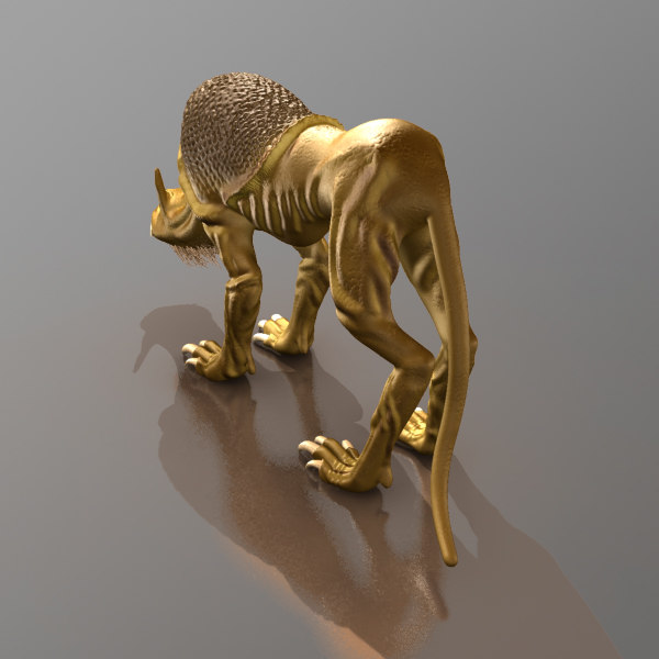 maya monster displacement