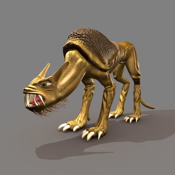 maya monster displacement