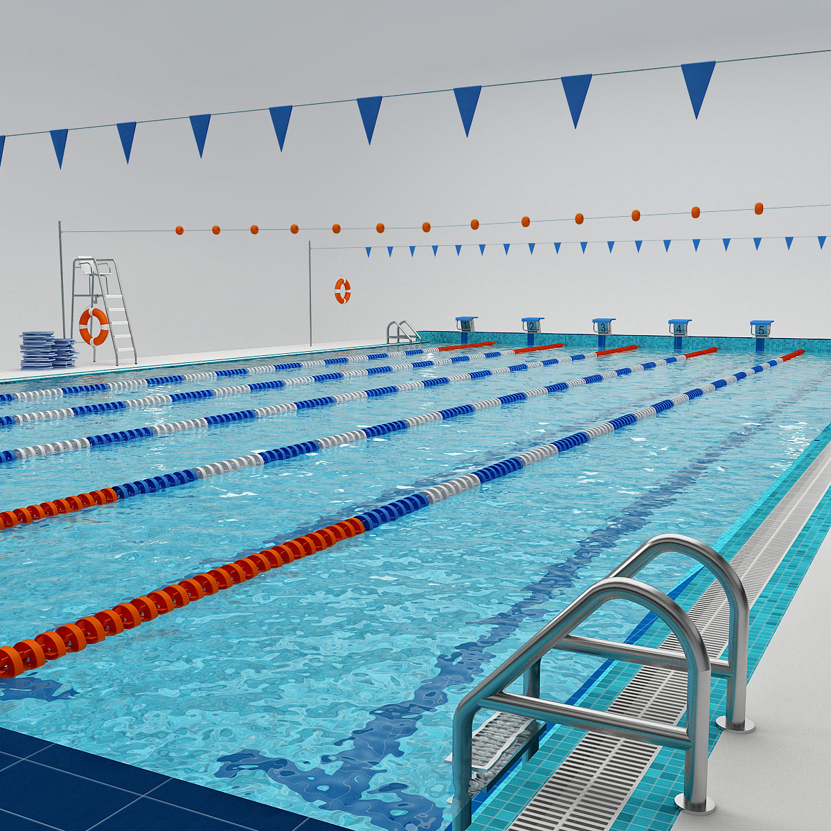 swimming pool 3d model