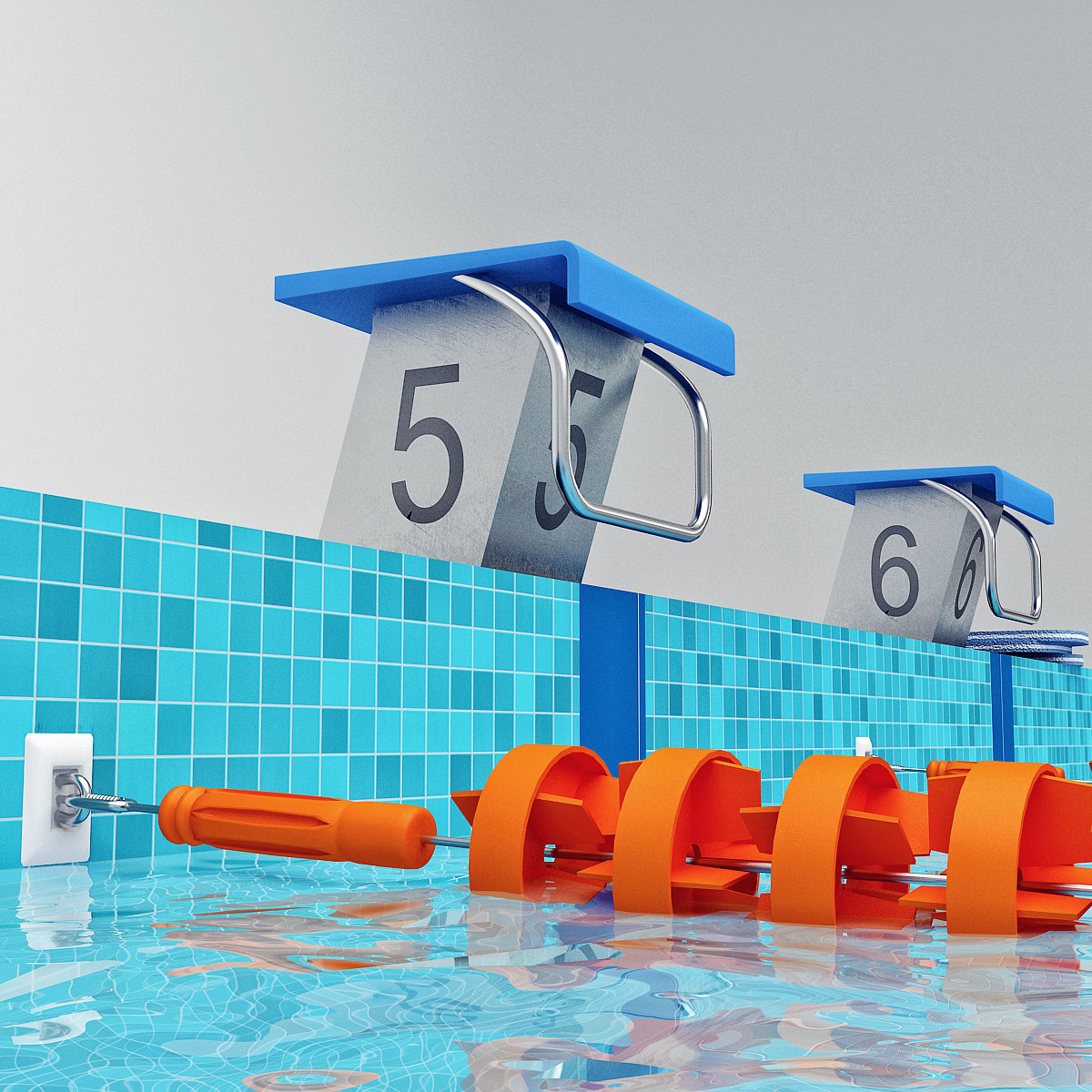 swimming pool 3d model