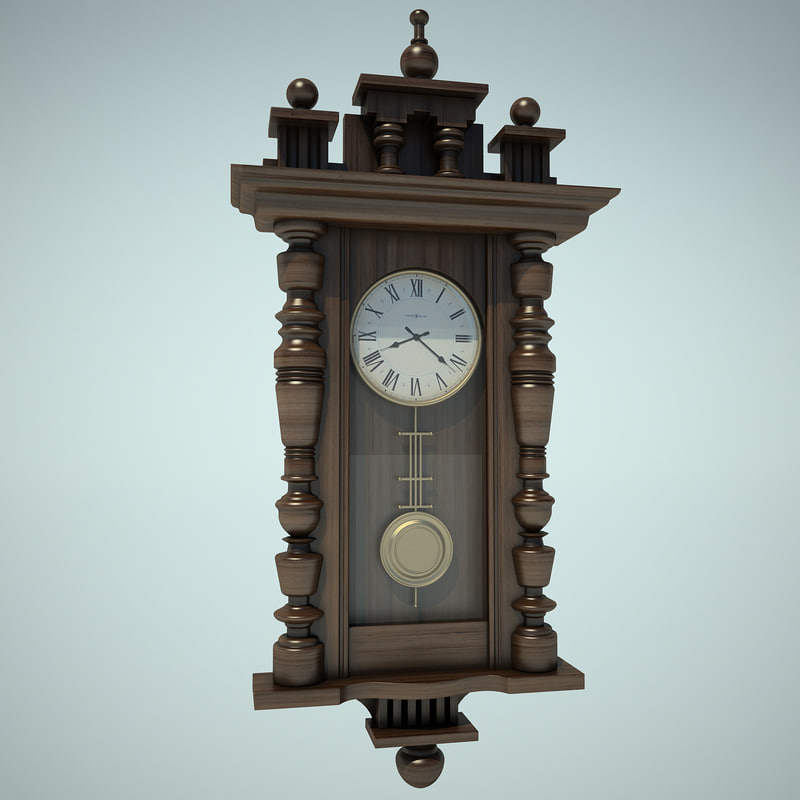 clock classic 3d model