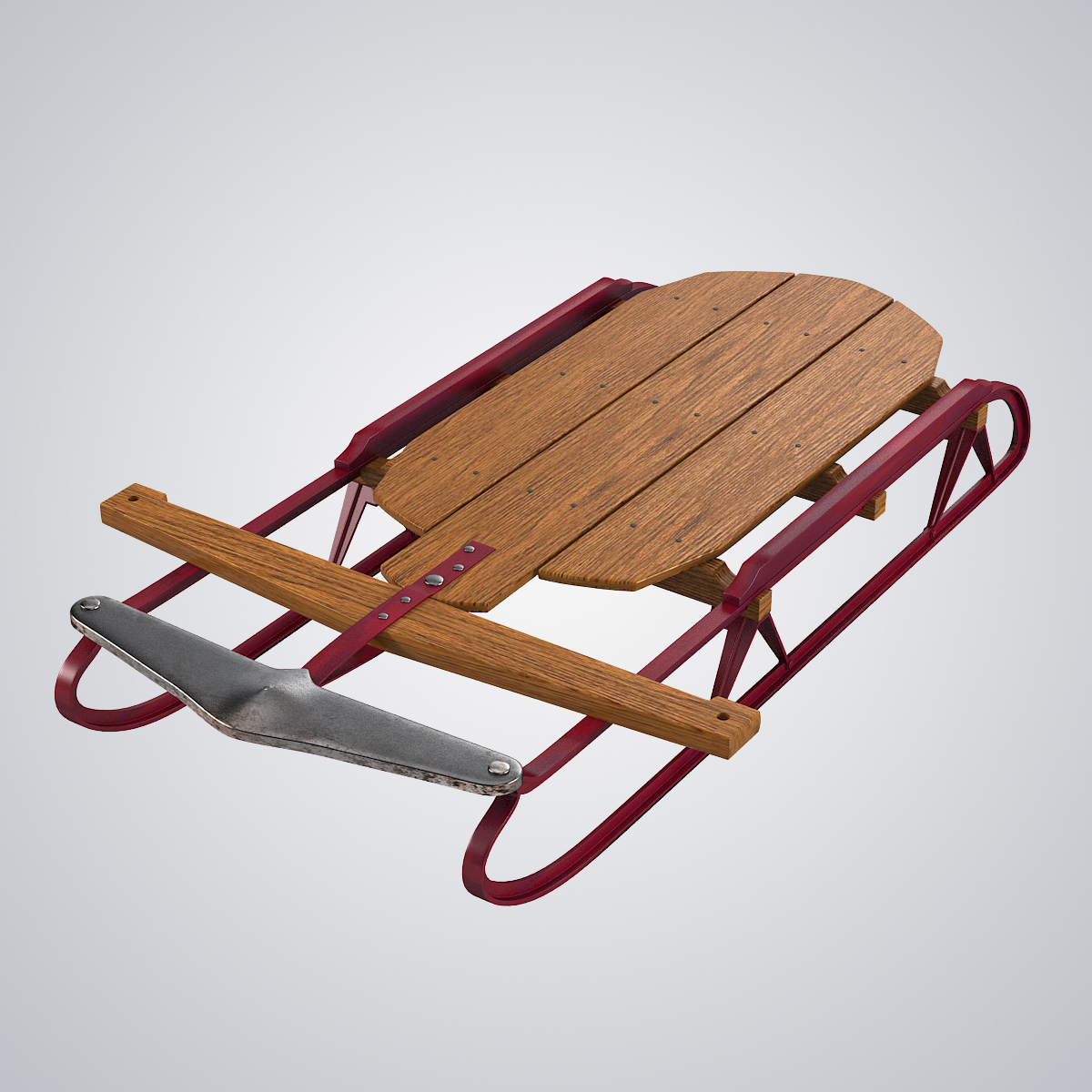 vintage flexible flyer snow 3ds