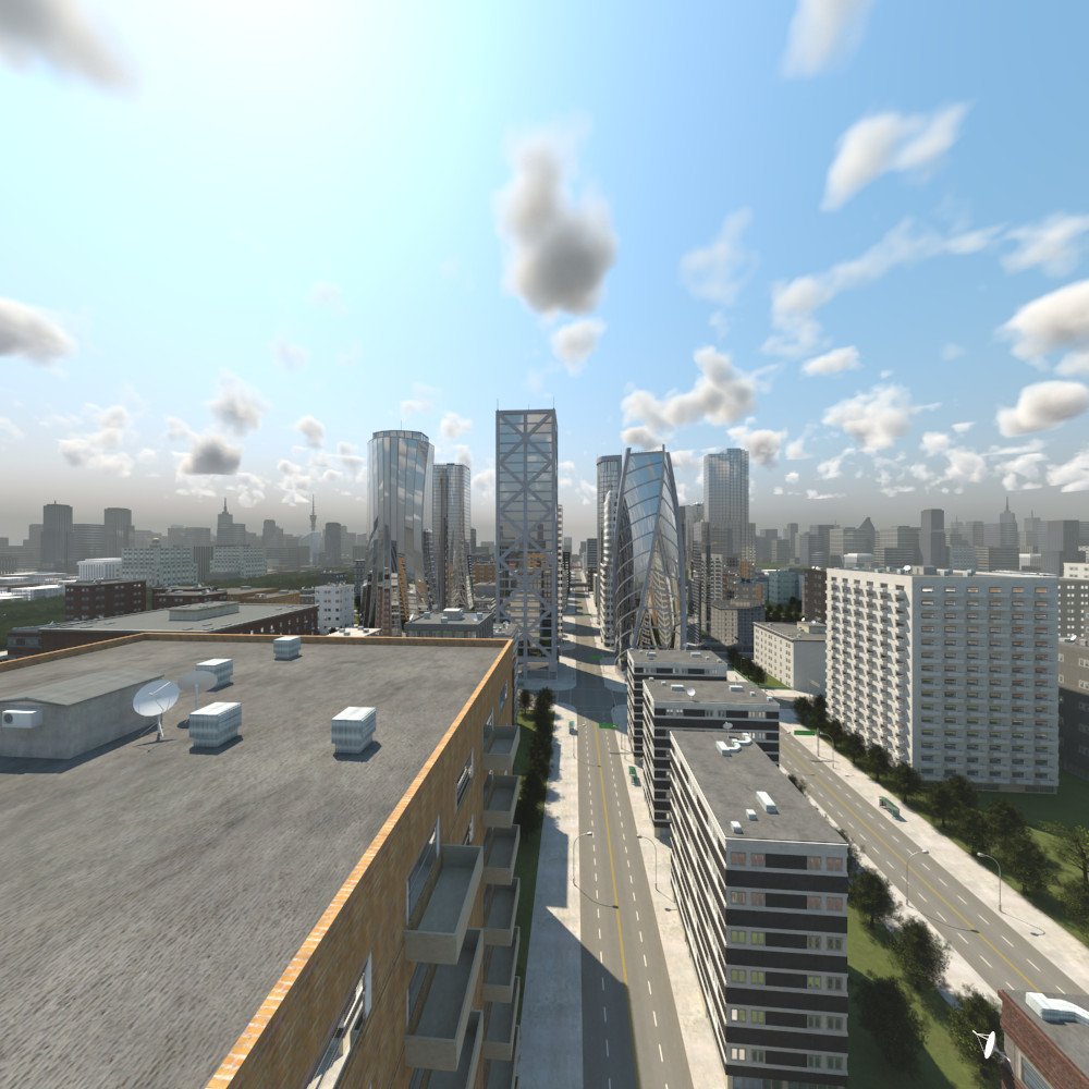 city scene 3d model