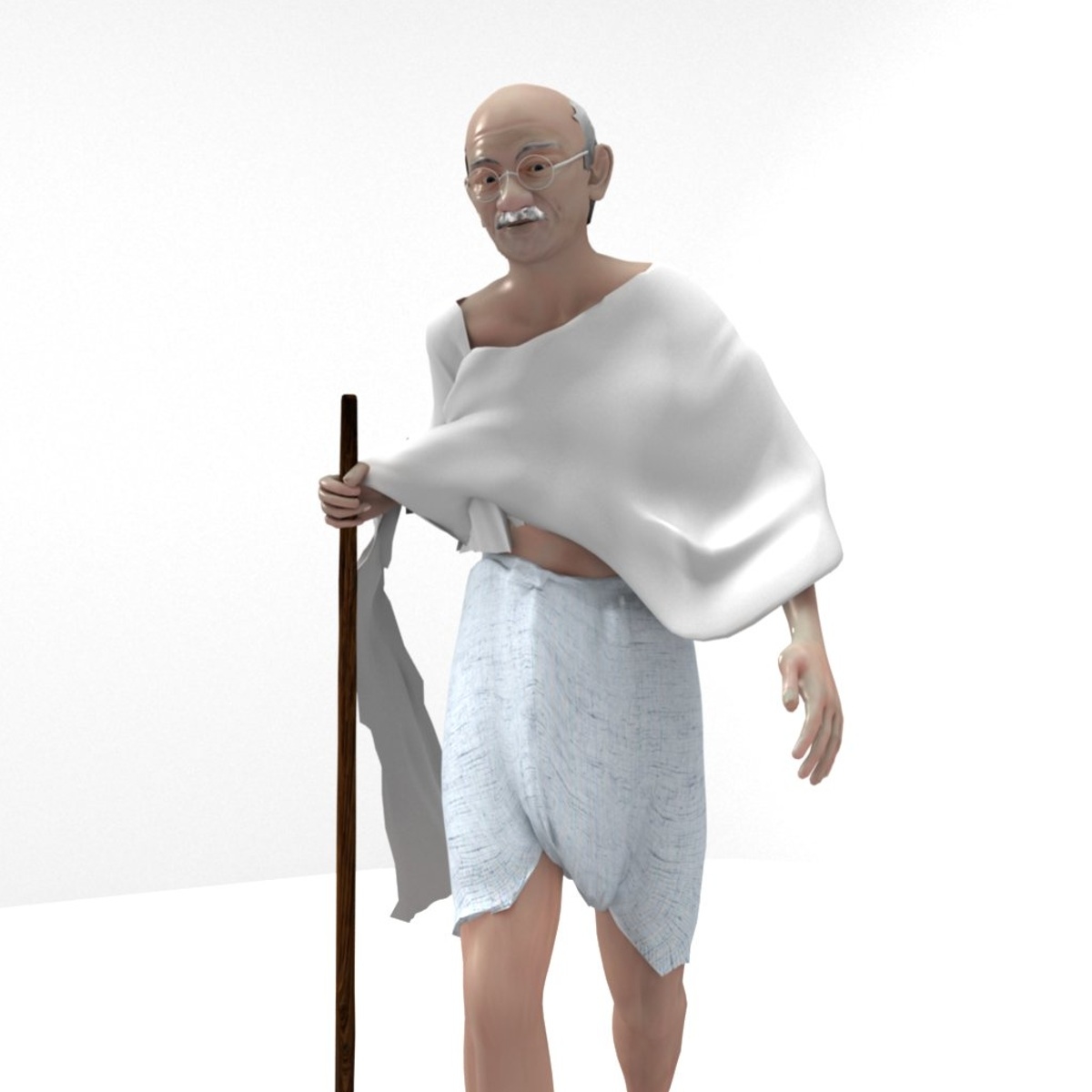 maya mahatma gandhi animation