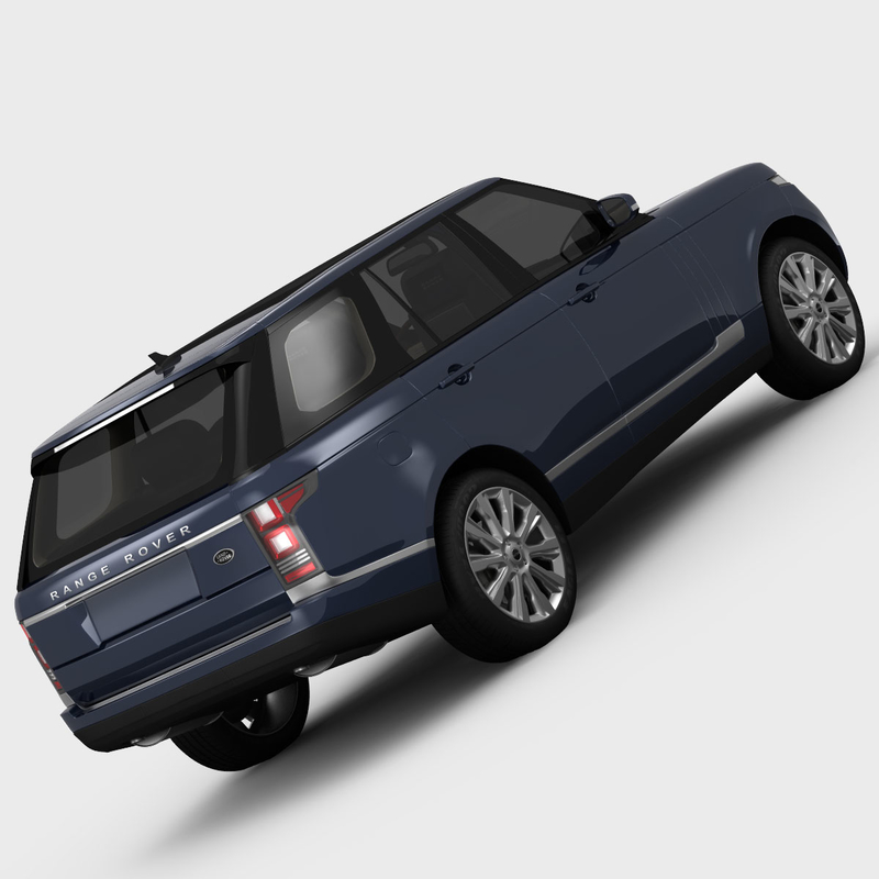 land rover range l40 3d model
