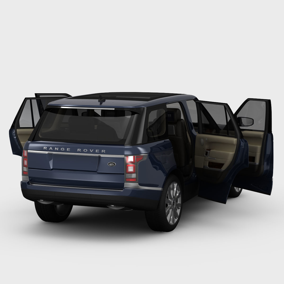 land rover range l40 3d model