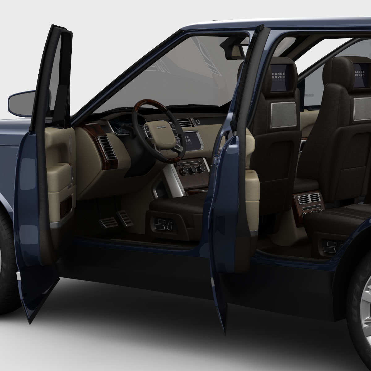 land rover range l40 3d model