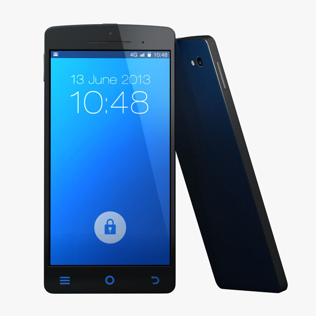 3ds max original generic smartphone phone