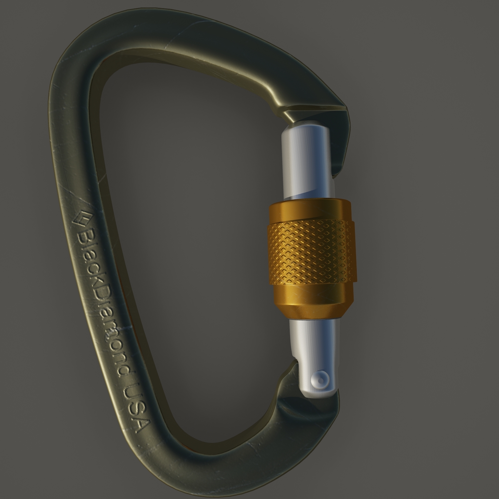 3d carabiner black diamond model