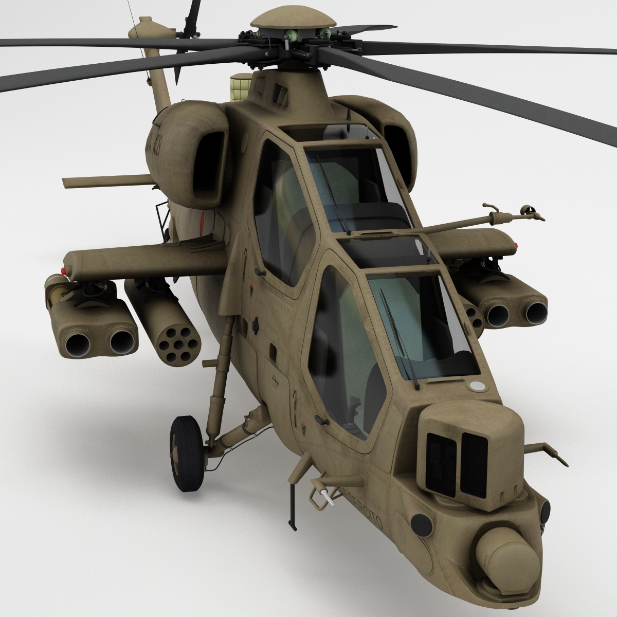 3d agusta a129 mangusta 2 model