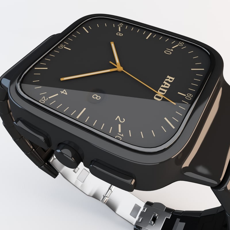 3d rado watch model