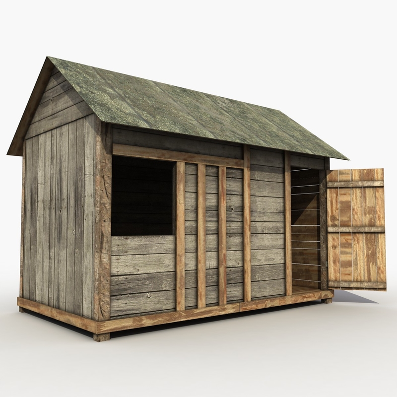3d old barn model
