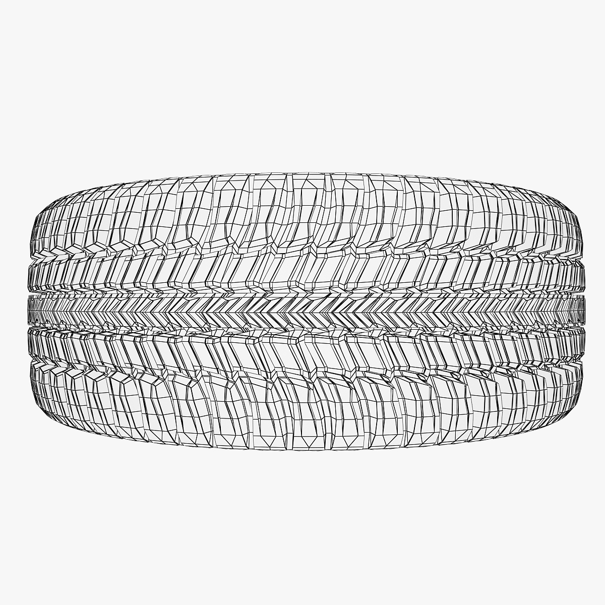 3d model jeep grand wheel mesh