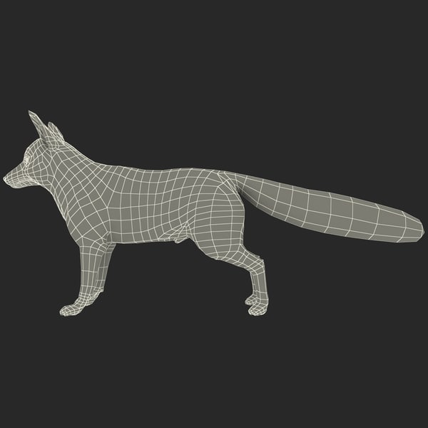 3ds max red fox