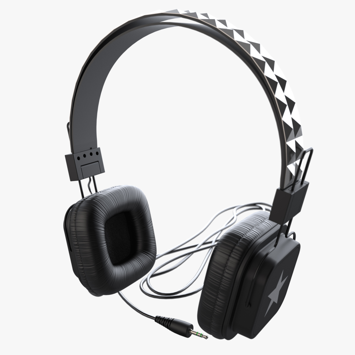max photoreal headphone studs