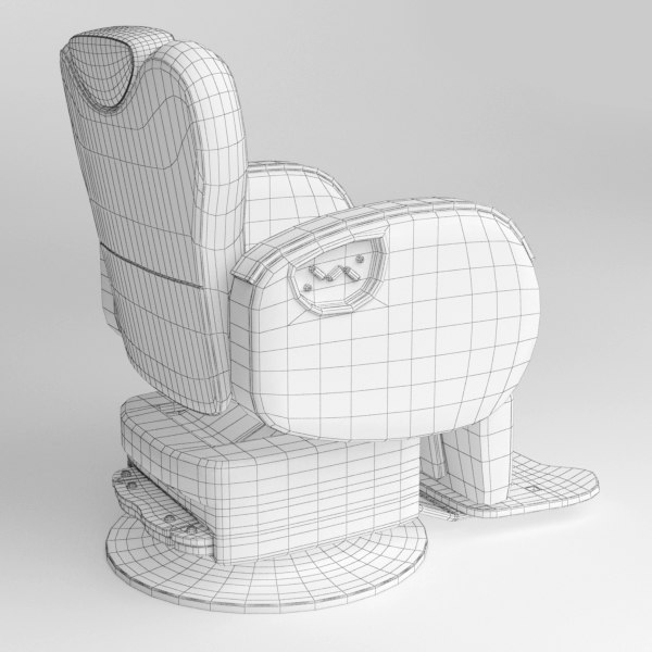 3d barber chair