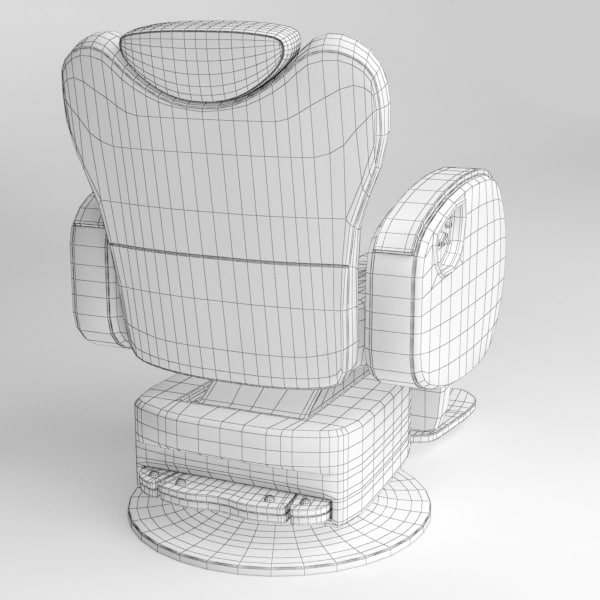 3d barber chair