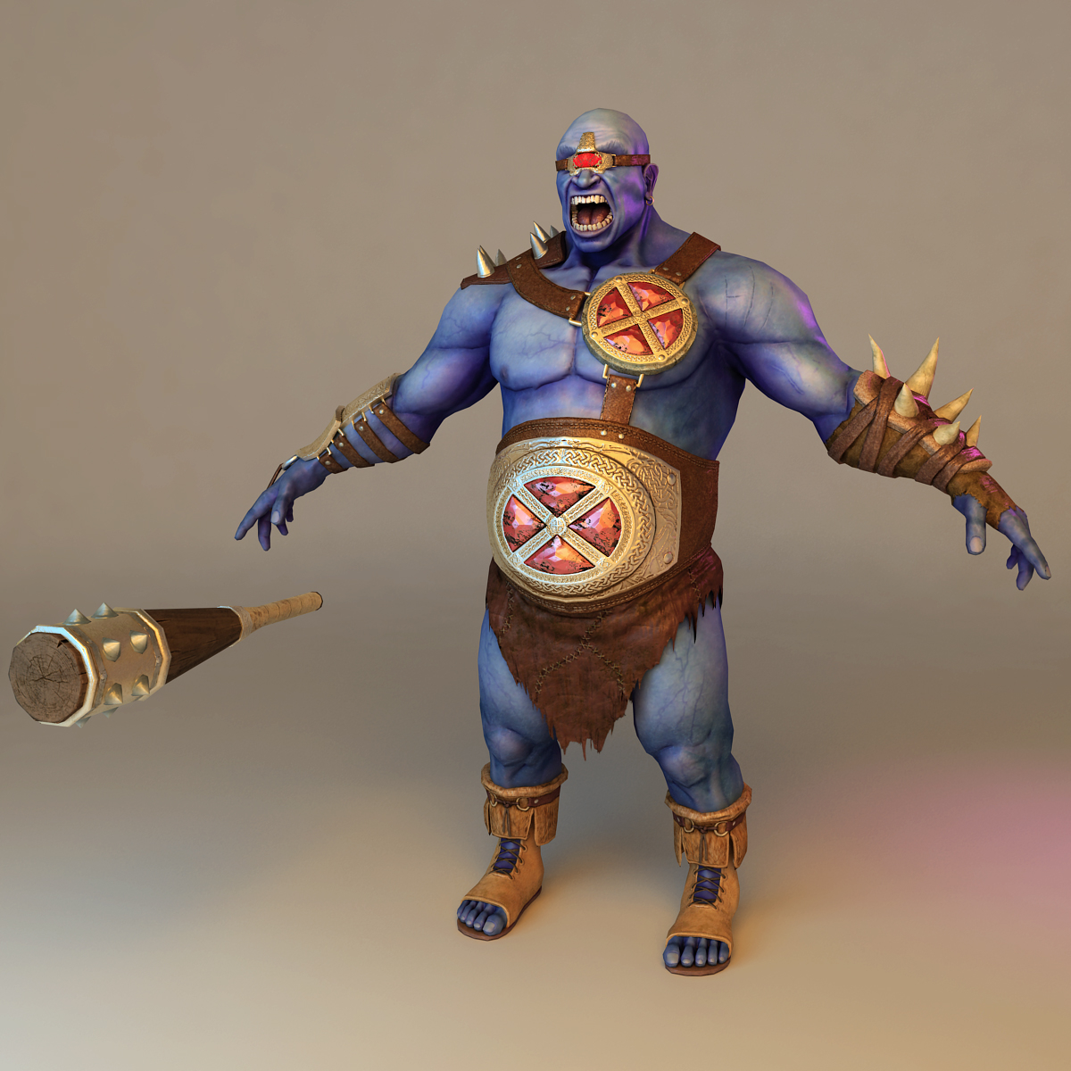 3d cyclops character