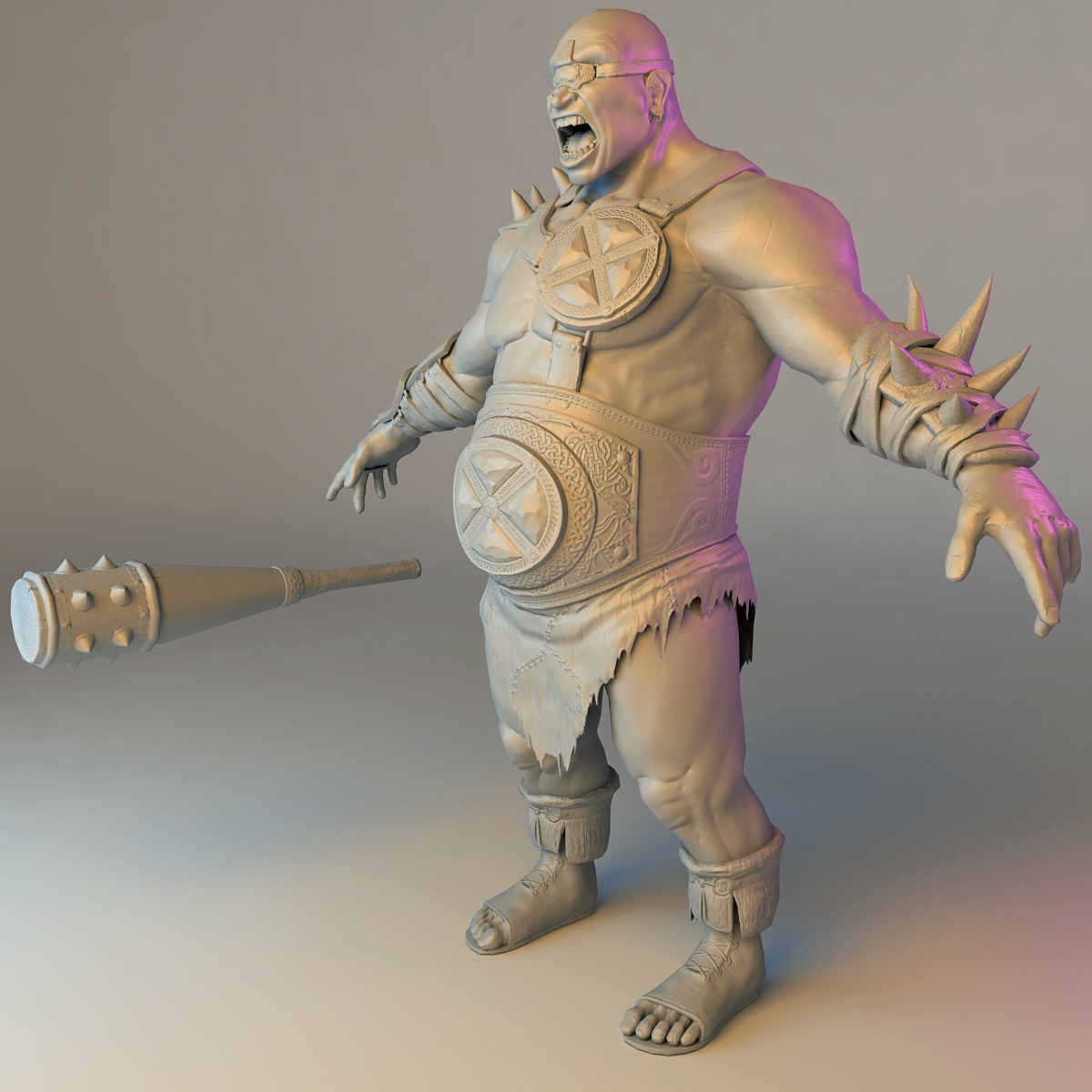 3d cyclops character