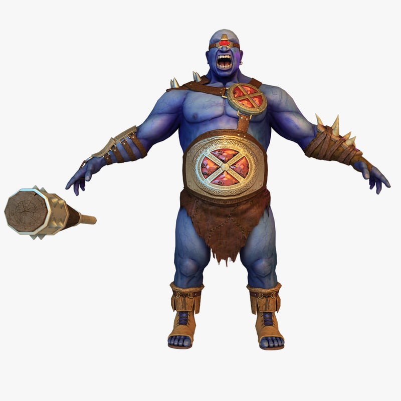 3d cyclops character