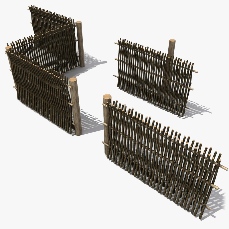 3d old fence