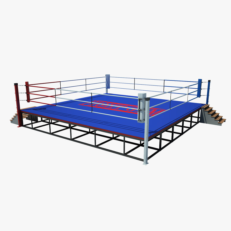 boxing ring 3d max