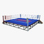 boxing ring 3d max