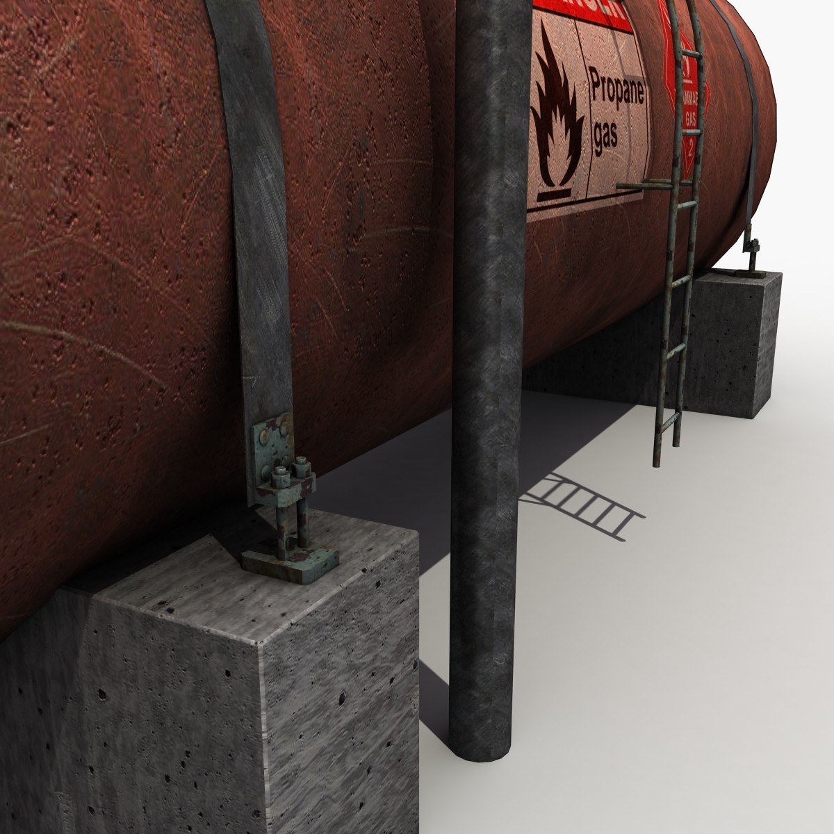propane tank industrial 3d max