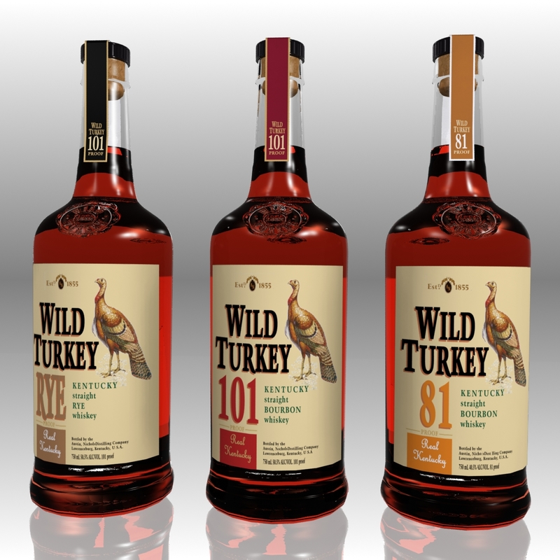 3ds realistic wild turkey set