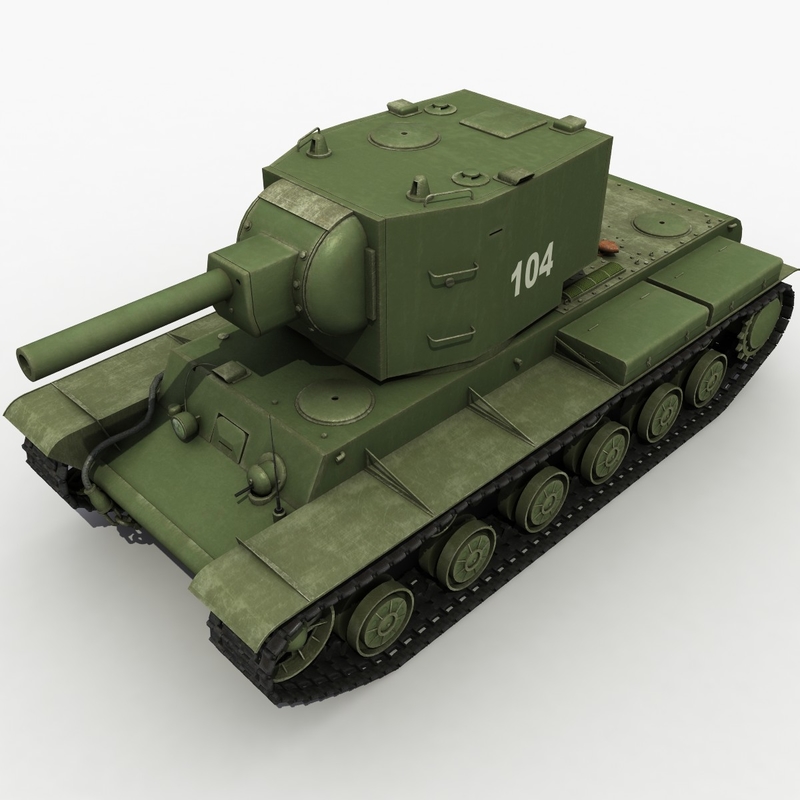 3d kv-2 2 modeled model