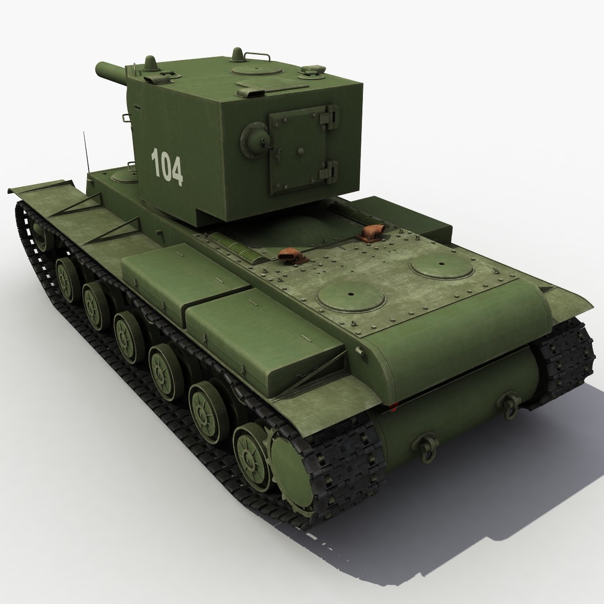 3d kv-2 2 modeled model