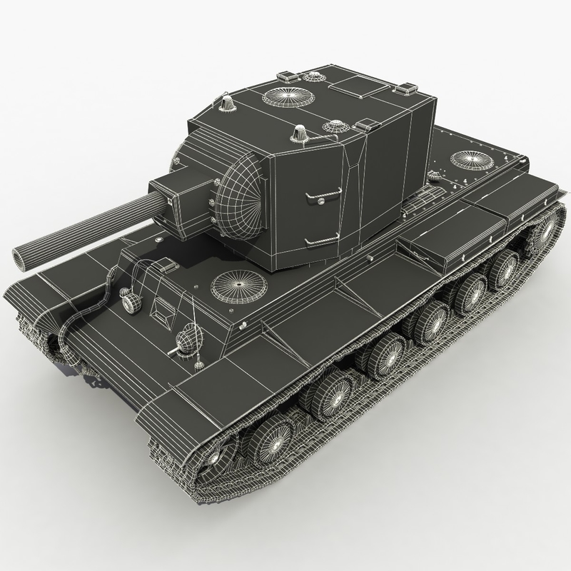 3d kv-2 2 modeled model