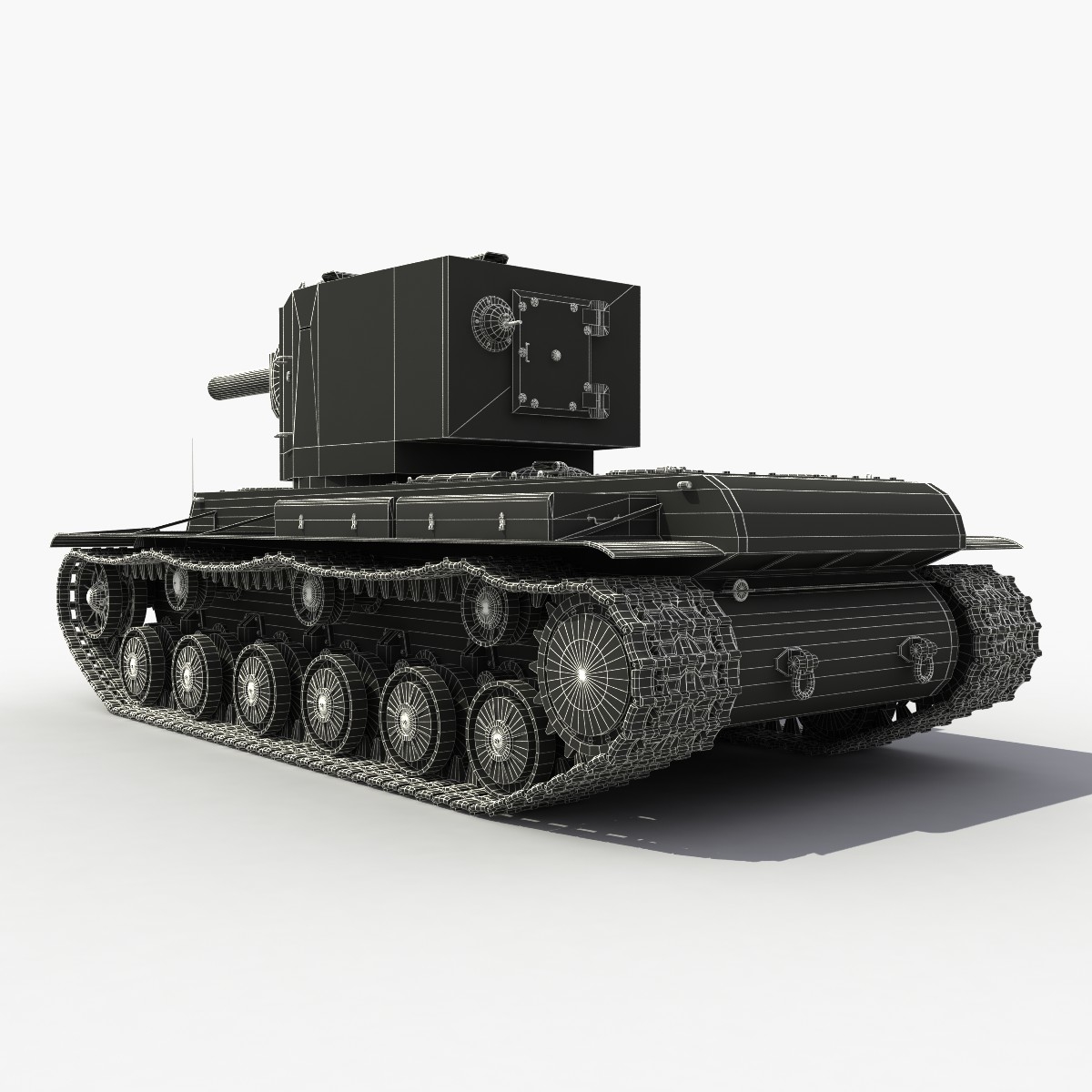 3d kv-2 2 modeled model