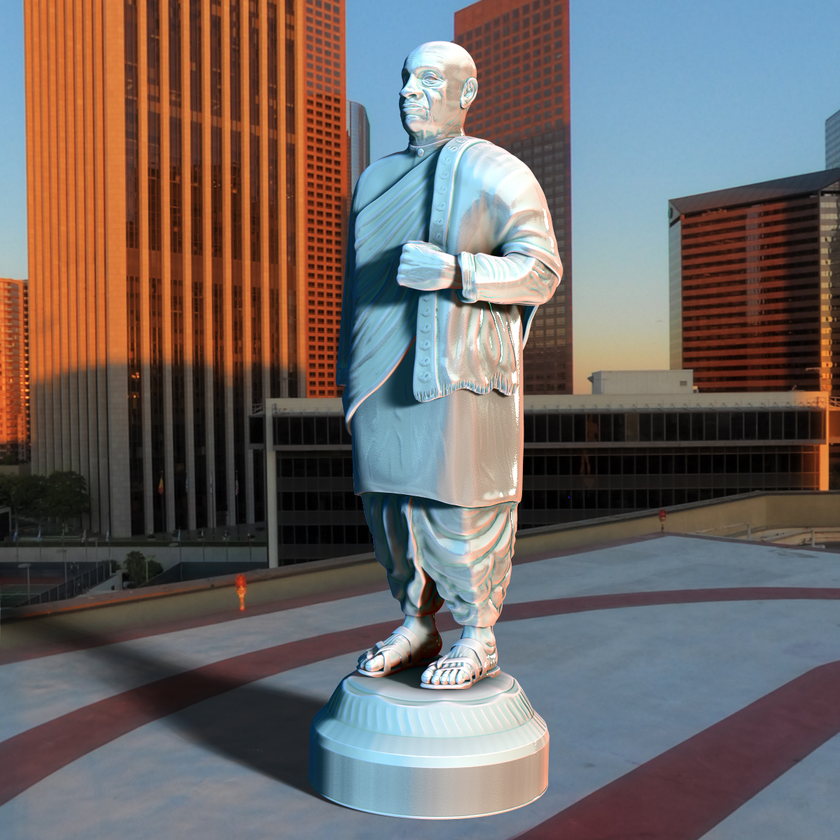 3d sardar statue unity