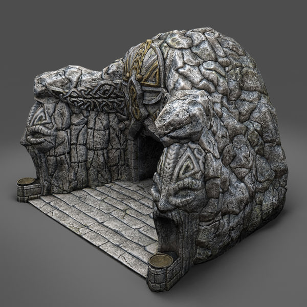 cave-entrance cave entrance 3d model