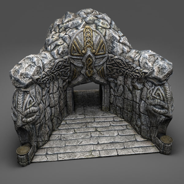 cave-entrance cave entrance 3d model