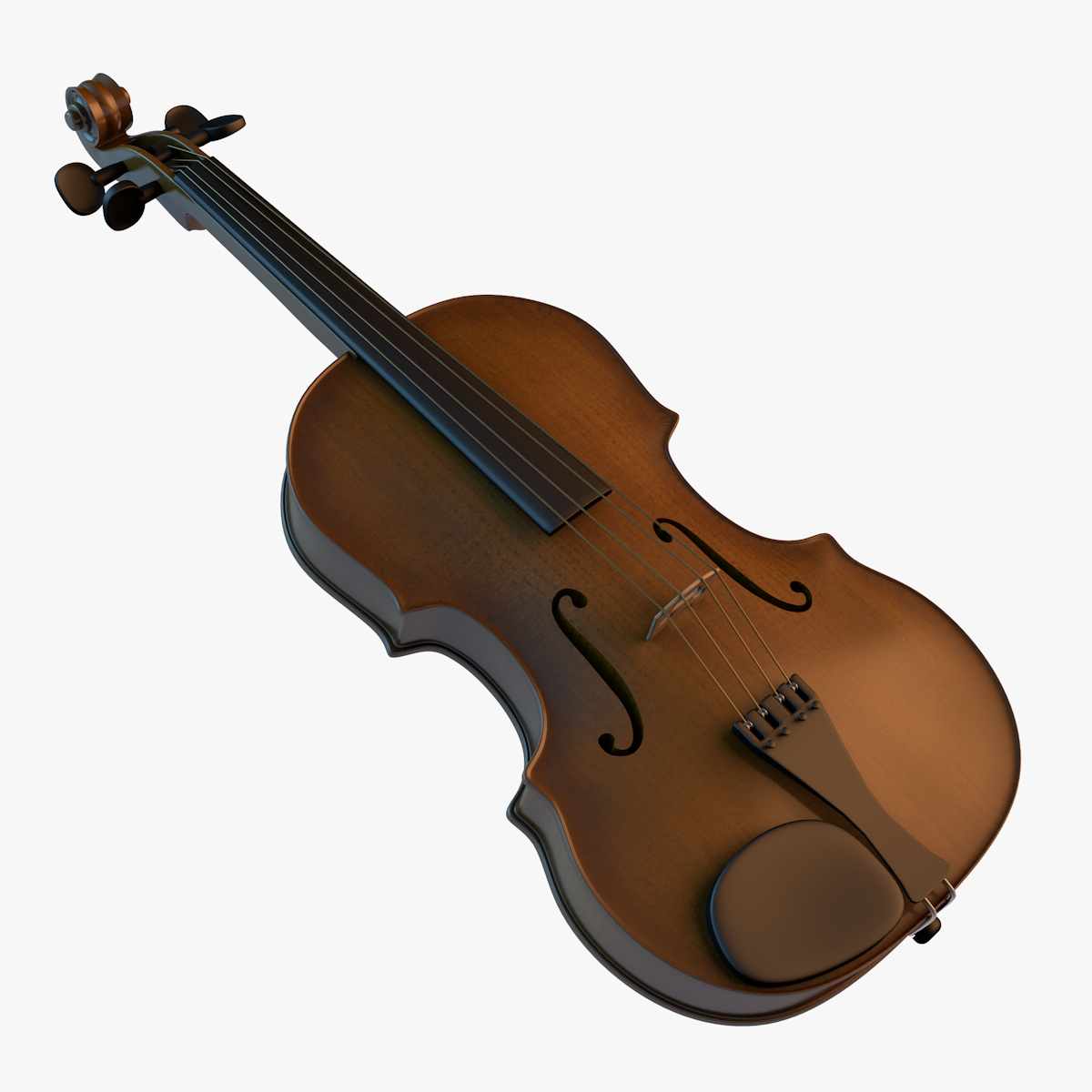 violin 3d model