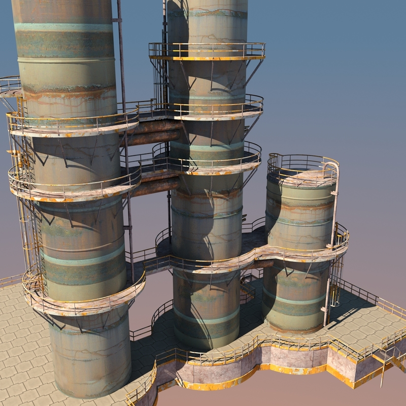 refinery 3d max