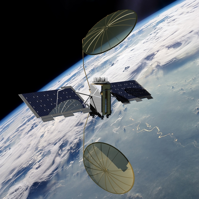 3d muos-2 tactical satellite model