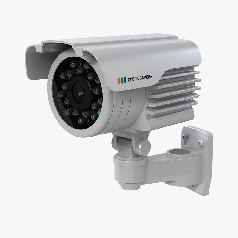 waterproof surveillance camera 3d model