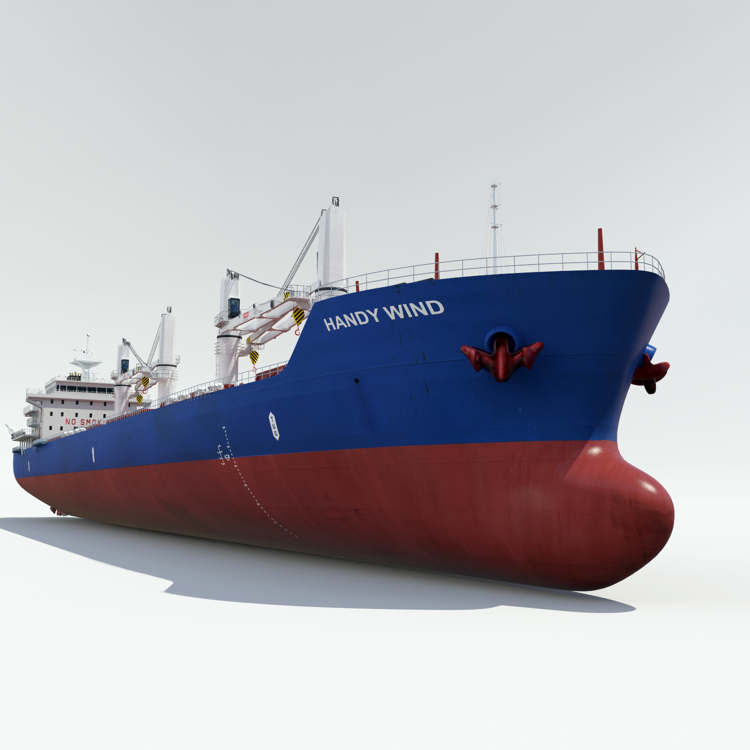 Navio a granel vento à mão Modelo 3D - TurboSquid 695809